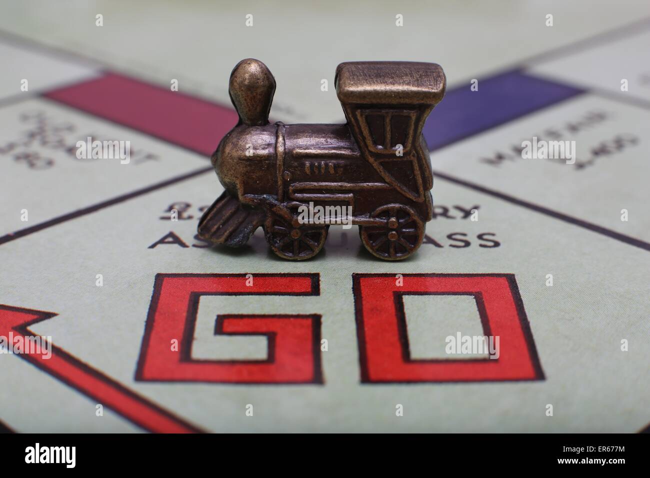 Monopoly Board Game English Edition. Picture by Jamie Mann Stock Photo ...
