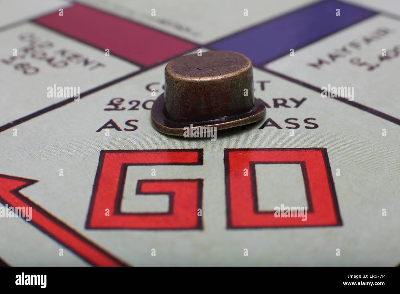 Monopoly Board Game English Edition. Picture by Jamie Mann Stock Photo ...
