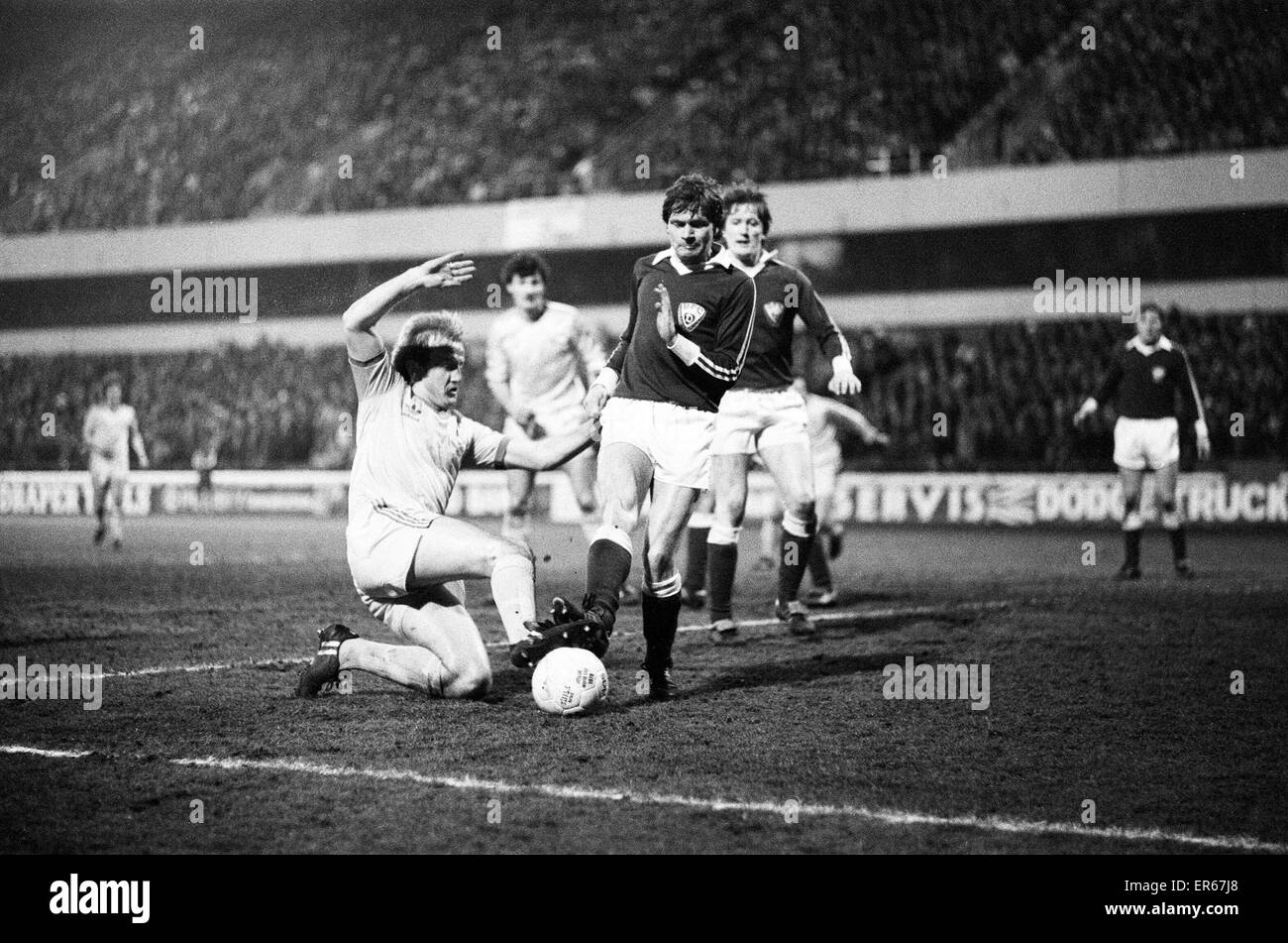 Nottingham Forest 0-1 Dynamo Berlin, European Cup Quarter Final 1st leg ...