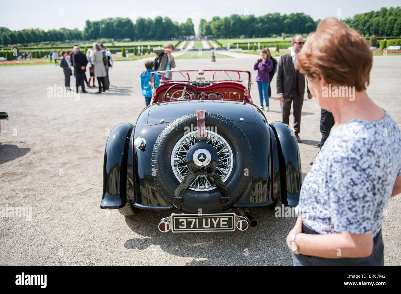 Ludwigsburg, Germany. 28th May, 2015. A Mercedes-Benz 380 K car model ...