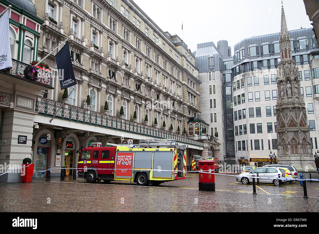 The London Fire Brigade are called to Charing Cross station after a ...