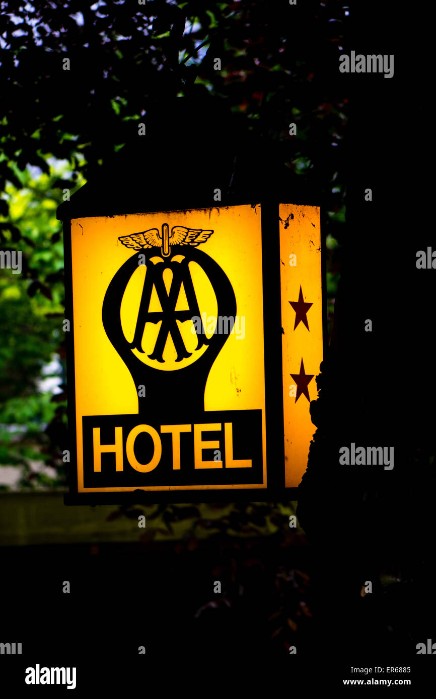 Aa hotel sign hi-res stock photography and images - Alamy