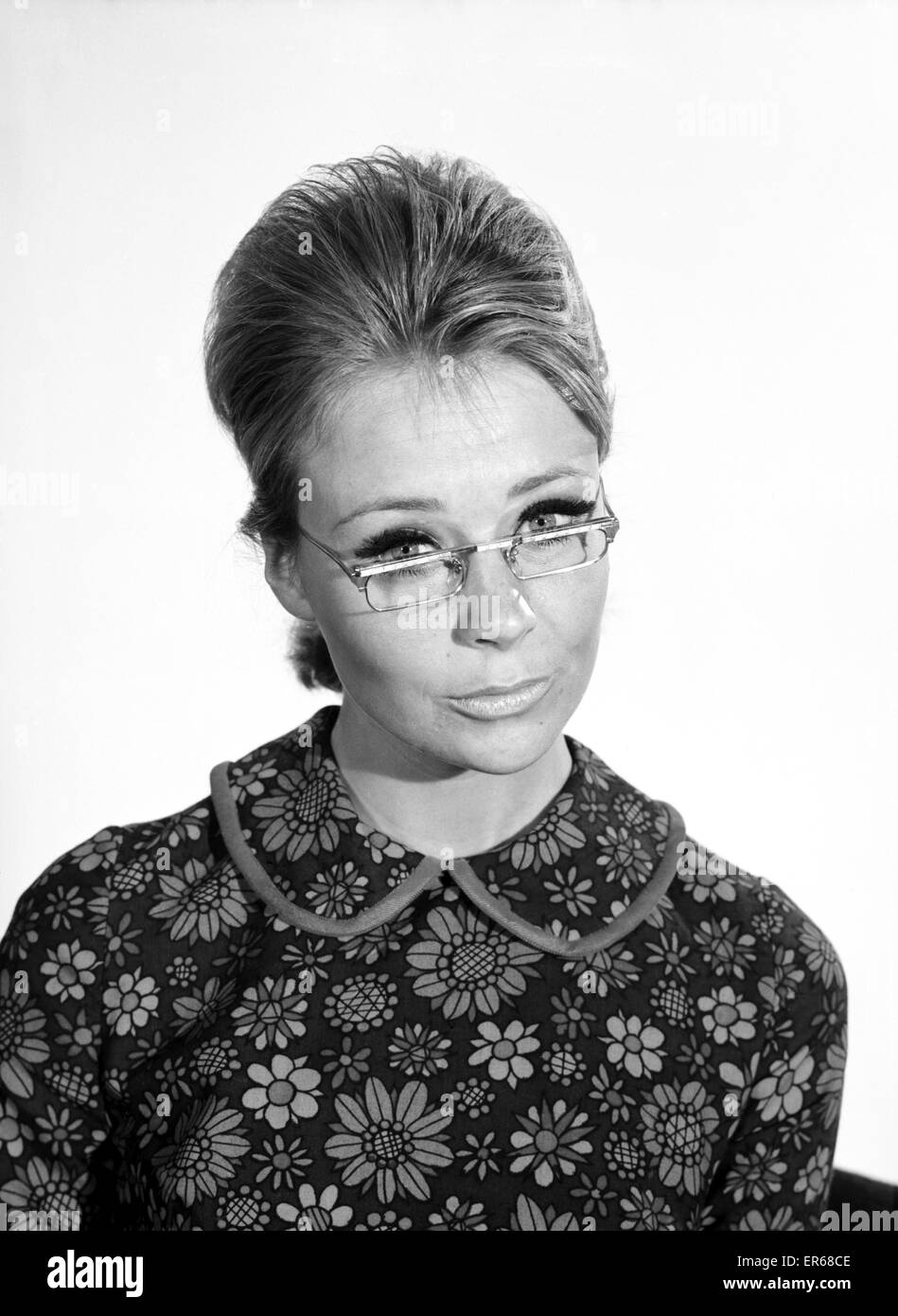 Clothing: Fashion: Spectacle Frames: Woman seen here modelling the ...