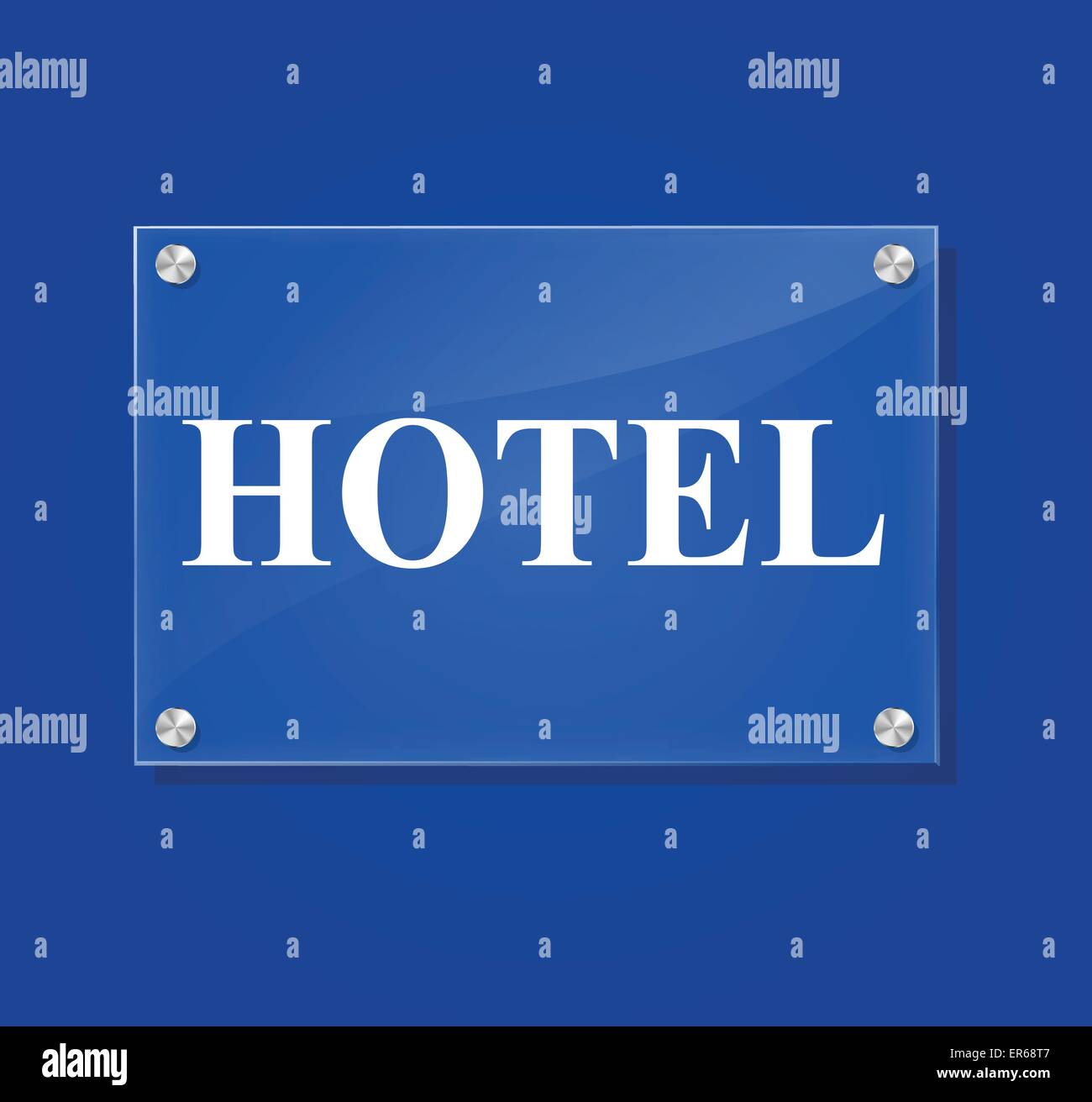 Hotel plaque Stock Vector Images - Alamy
