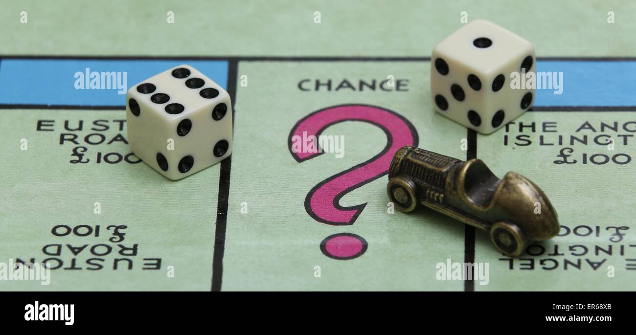Monopoly Board Game English Edition. Picture by Jamie Mann Stock Photo ...