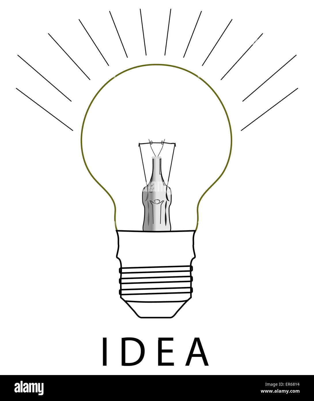 Bulb logo hi-res stock photography and images - Alamy