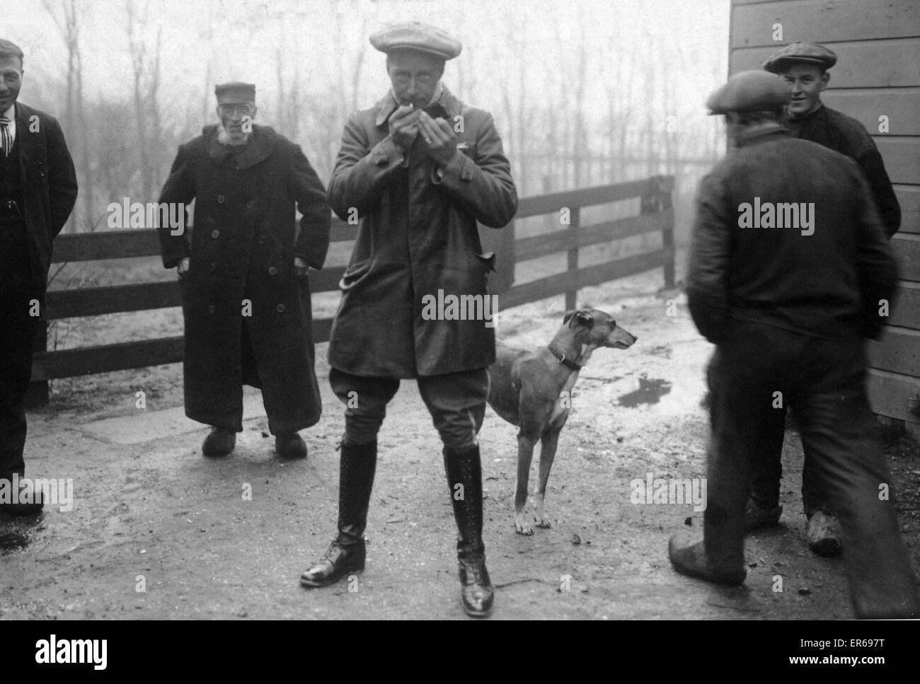 German Ex-Crown Prince Wilhelm seen here in exile in Holland. 28th ...