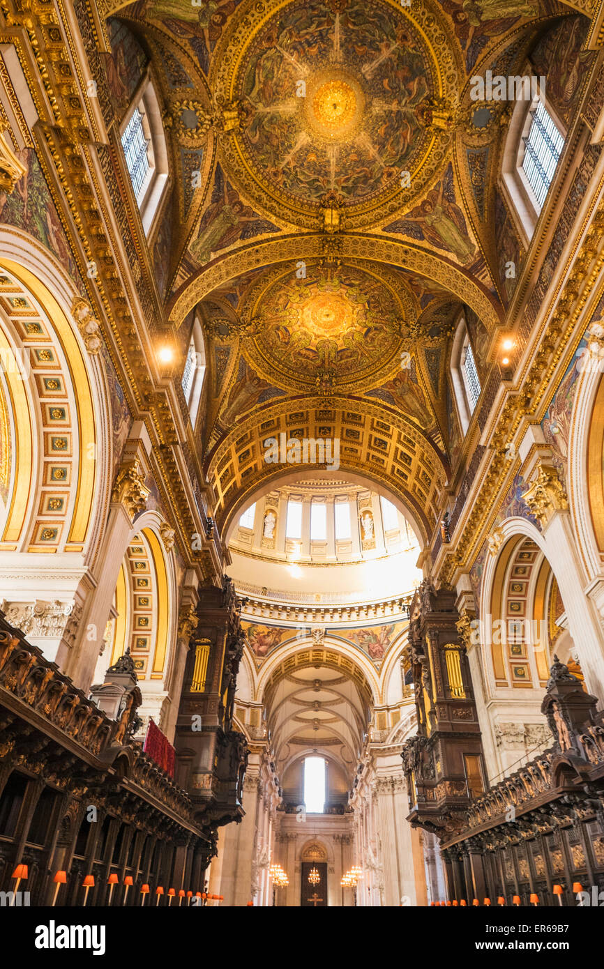 England, London, St Paul's Cathedral, The Quire Stock Photo - Alamy