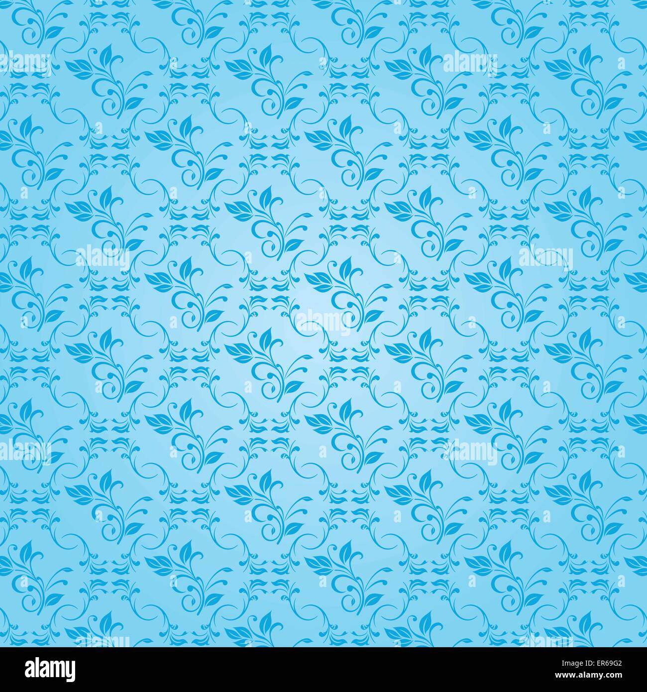 Vector illustration of blue baroque background concept Stock Vector ...