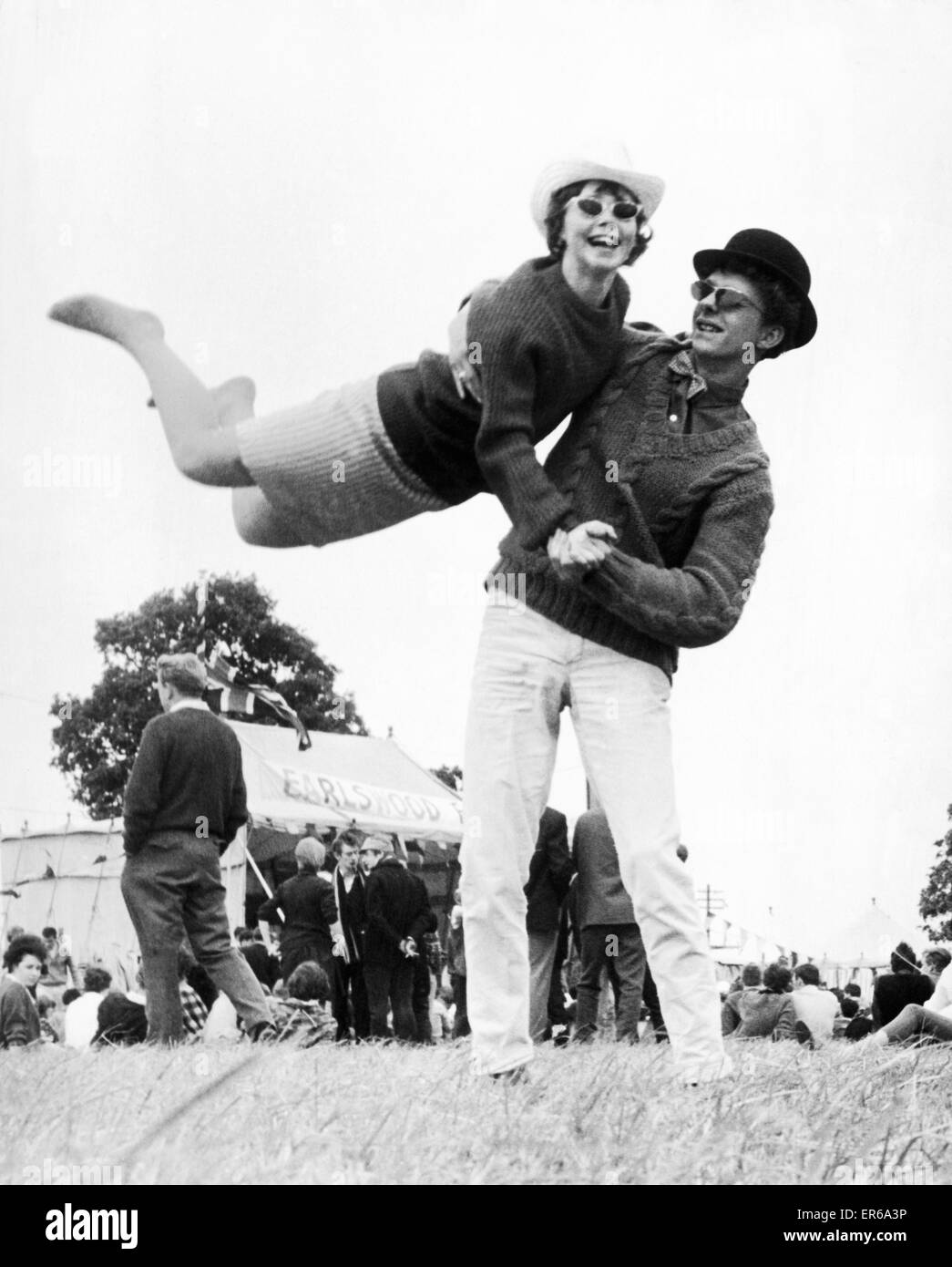 A couple dancing at the Earlswood Wood Jazz Festival Fulford Hall ...