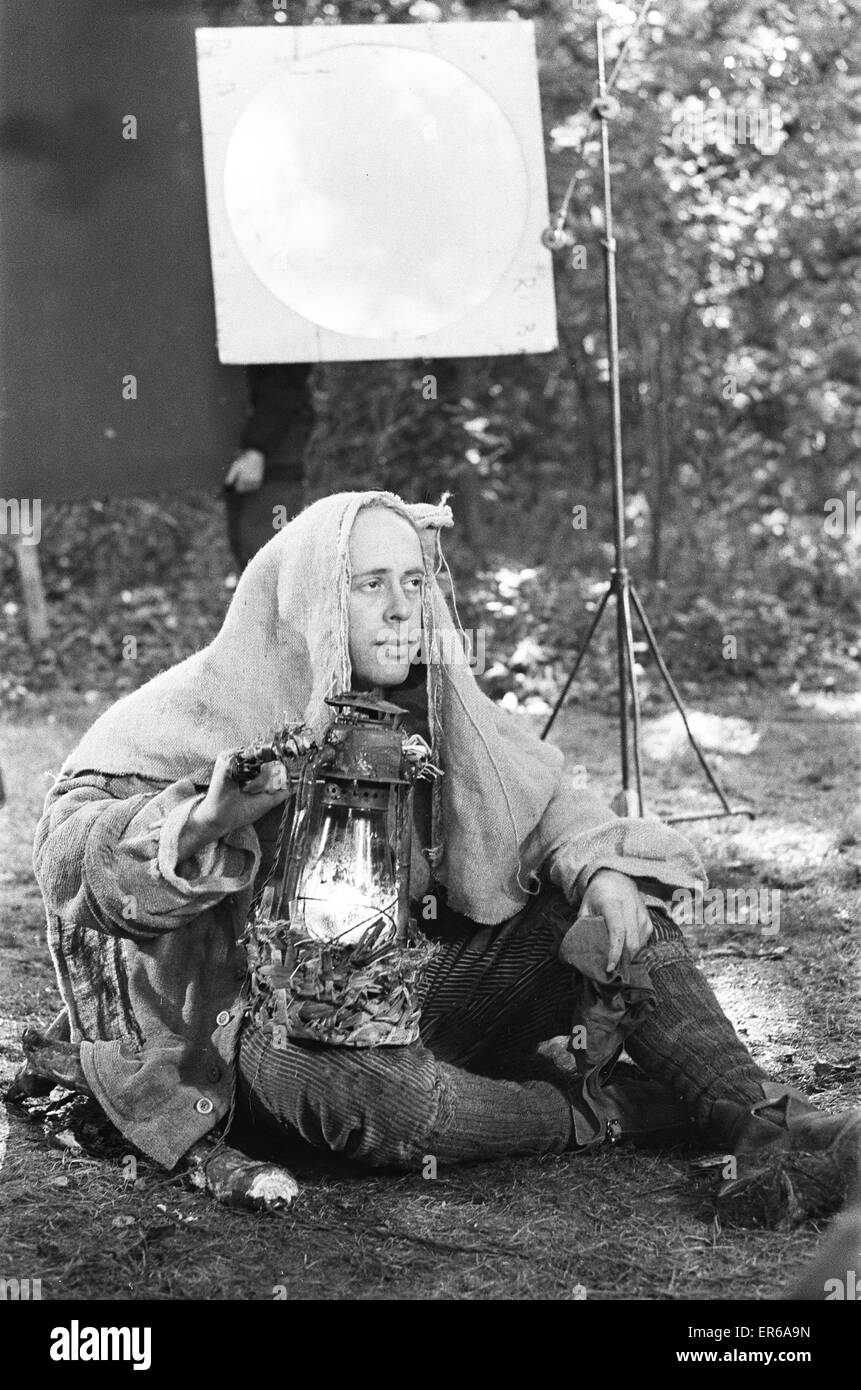 A damp corner of Dreamland: Snug the joiner Clive Swift, waits for his ...