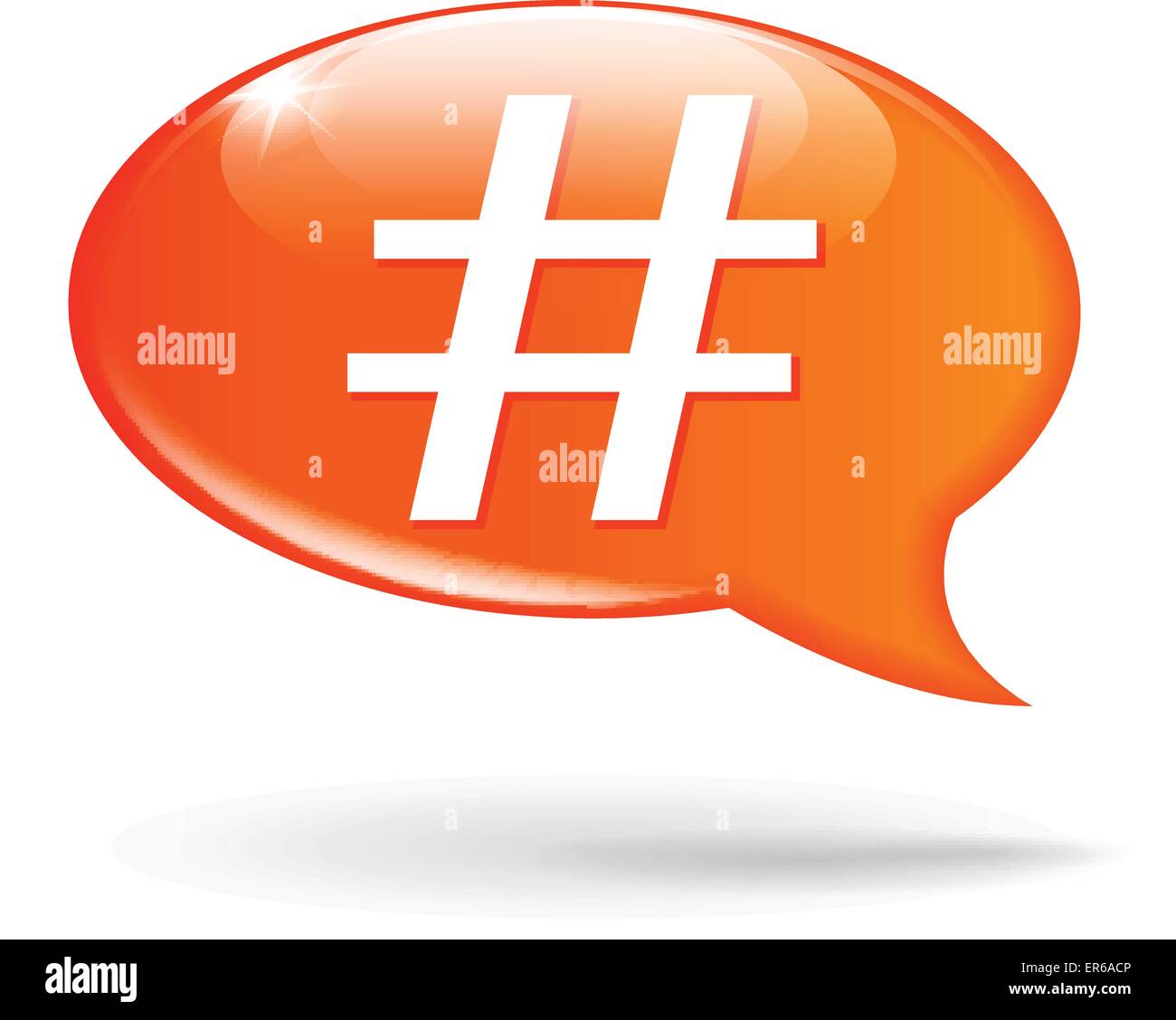 Hashtag social media vector Stock Vector Images - Alamy