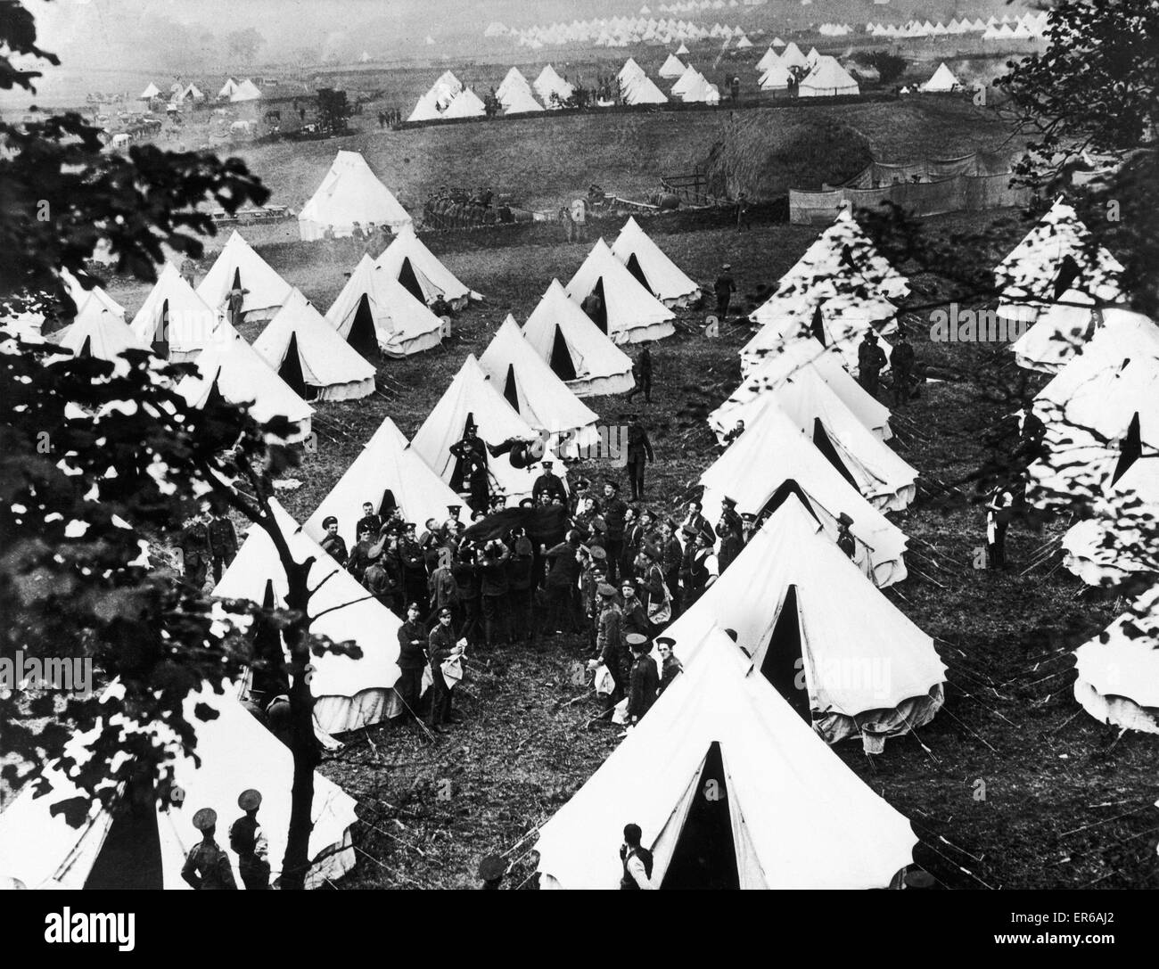British army training camp 1914 hi-res stock photography and images - Alamy