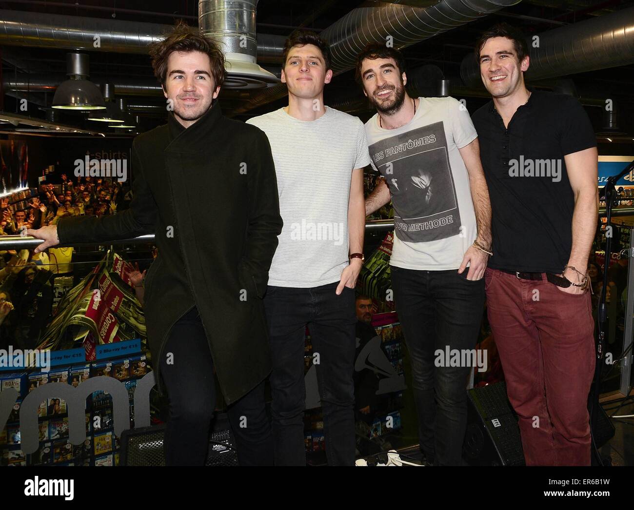 The Coronas signing and performance at HMV Dundrum Featuring: The ...