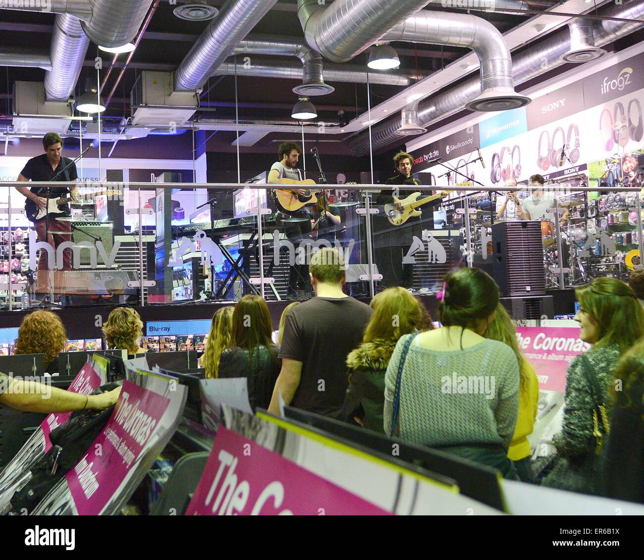 The Coronas signing and performance at HMV Dundrum Featuring: The ...