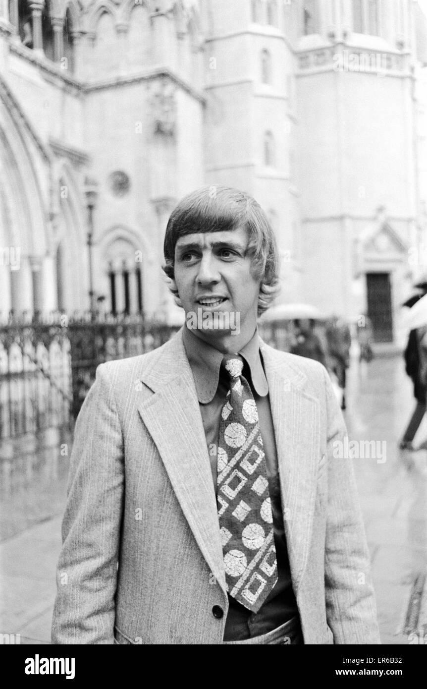 Notts County footballer Don Masson pictured outside the High Court in ...