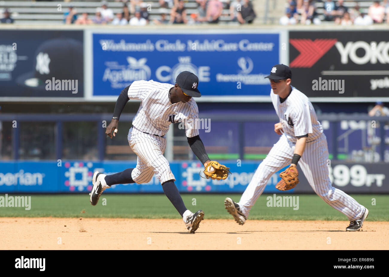 Bronx, New York, USA. 27th May, 2015. Yankees' SS DIDI GREGARIOUS ...