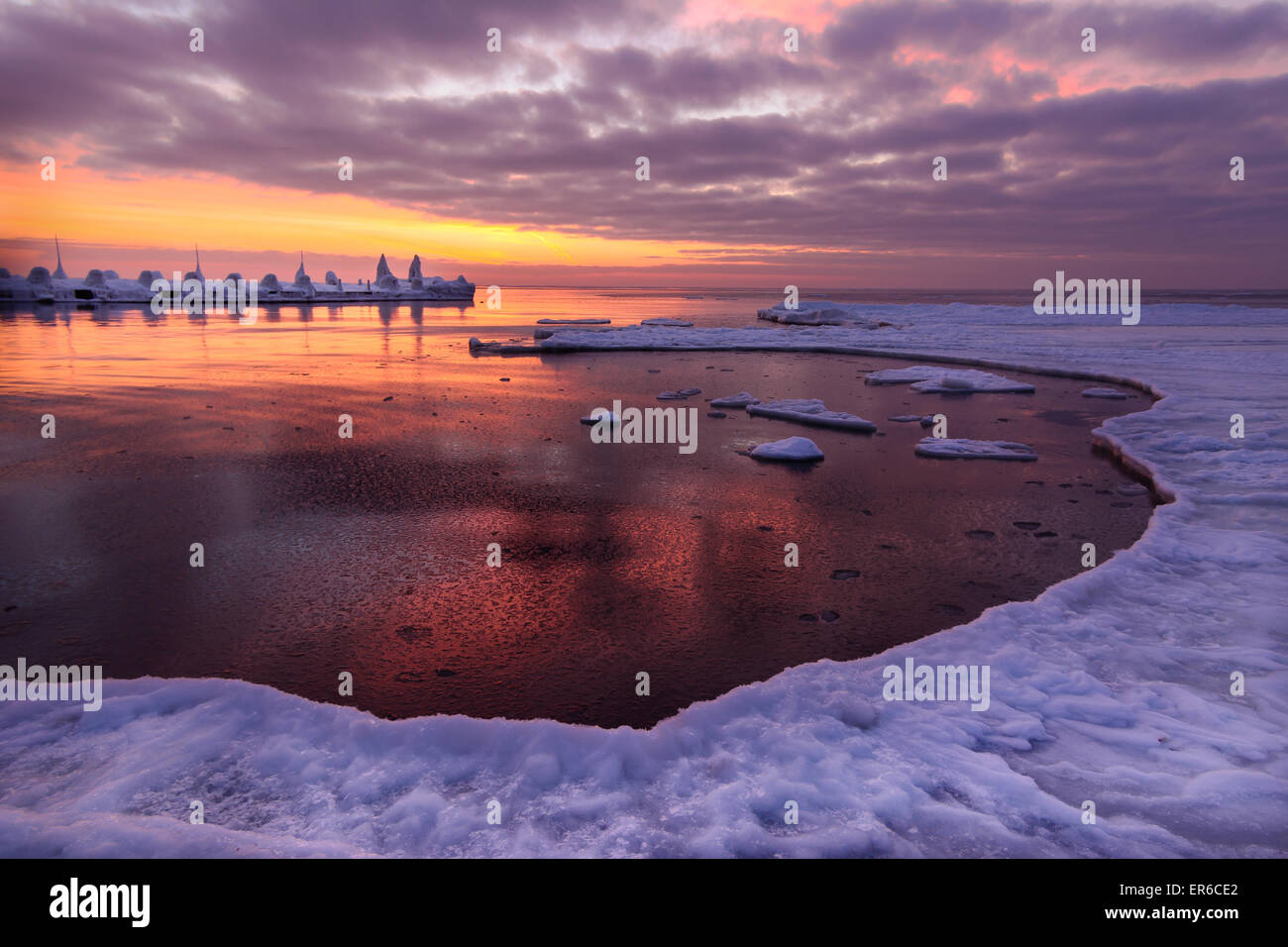 Frozen Atlantic Ocean