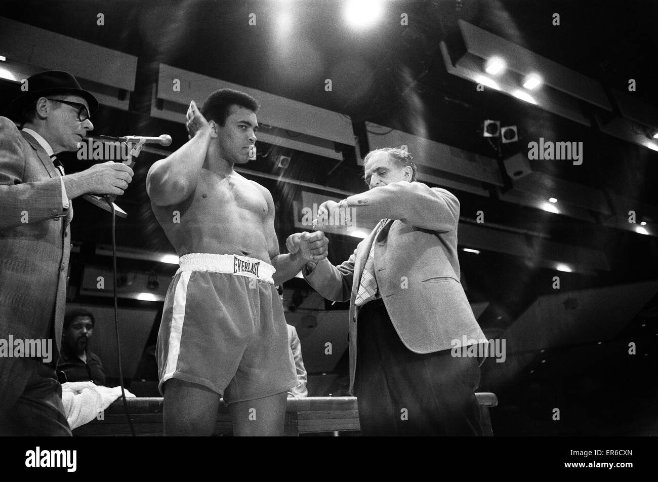 Muhammad Ali clowns around for the camera's leading up to his first ...
