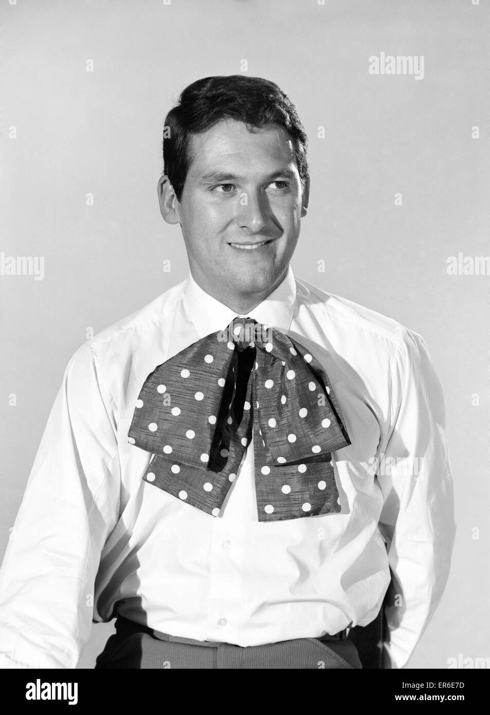 Clothing: Fashion: Menswear: Man wearing shirt and tie. Model: Mike ...