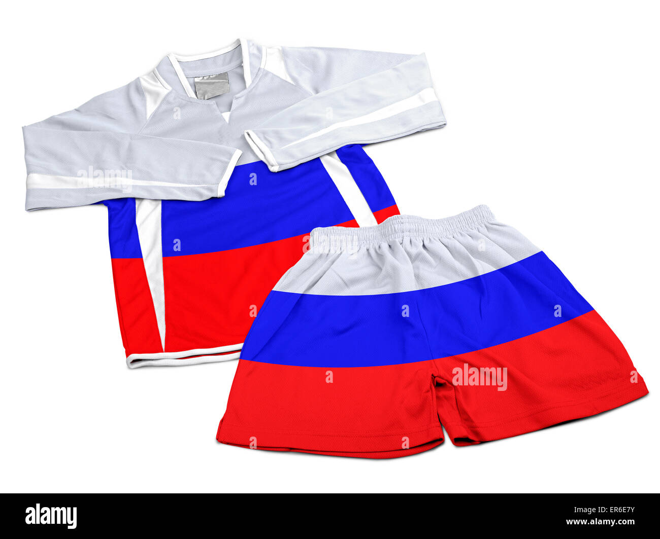 Flag from Russia on polyester nylon soccer sportswear shorts and sweet ...