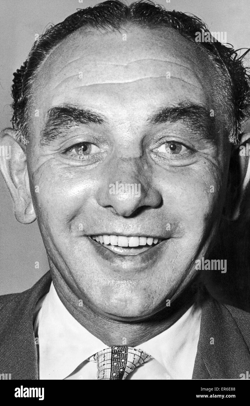 Former West Bromwich Albion footballer Billy Elliott , circa 1960 Stock ...