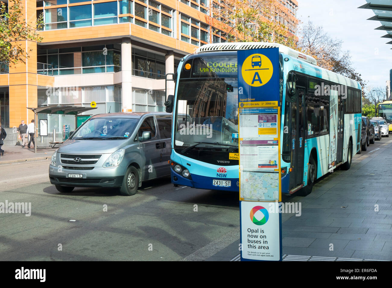 Sydney bus timetable hi-res stock photography and images - Alamy