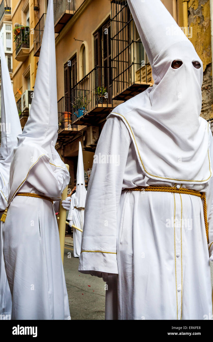 Religious Procession, Semana Santa (Holy Week), Malaga, Spain Stock ...