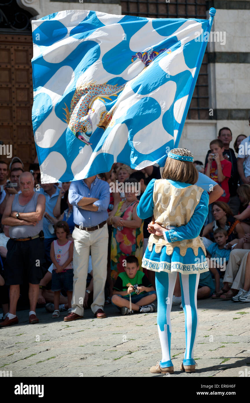Palio flag waver hi-res stock photography and images - Alamy