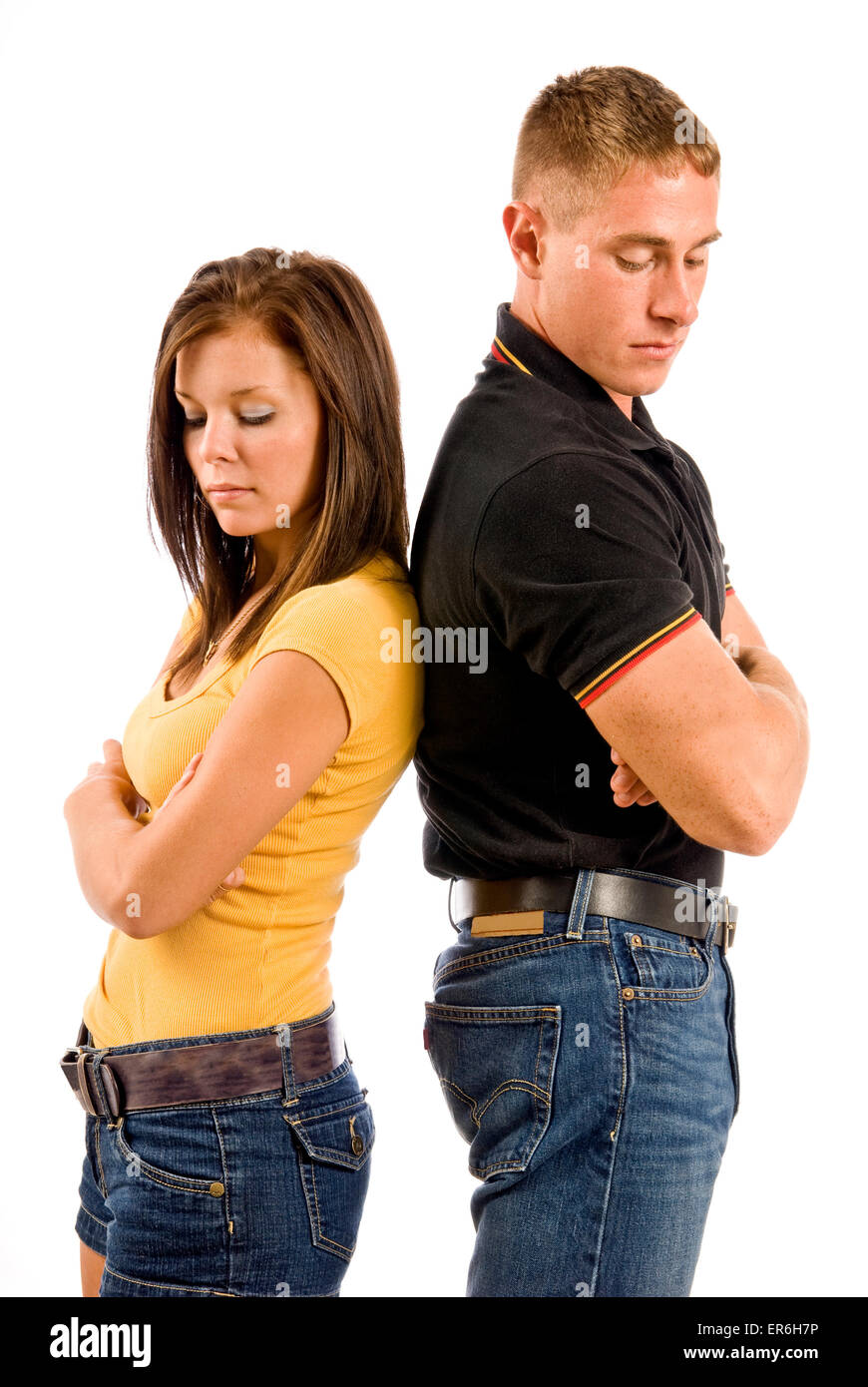 Young Couple In Relationship Crisis. Another argument gone bad Stock ...