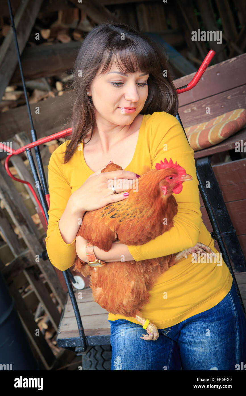 Hen woman hi-res stock photography and images - Alamy