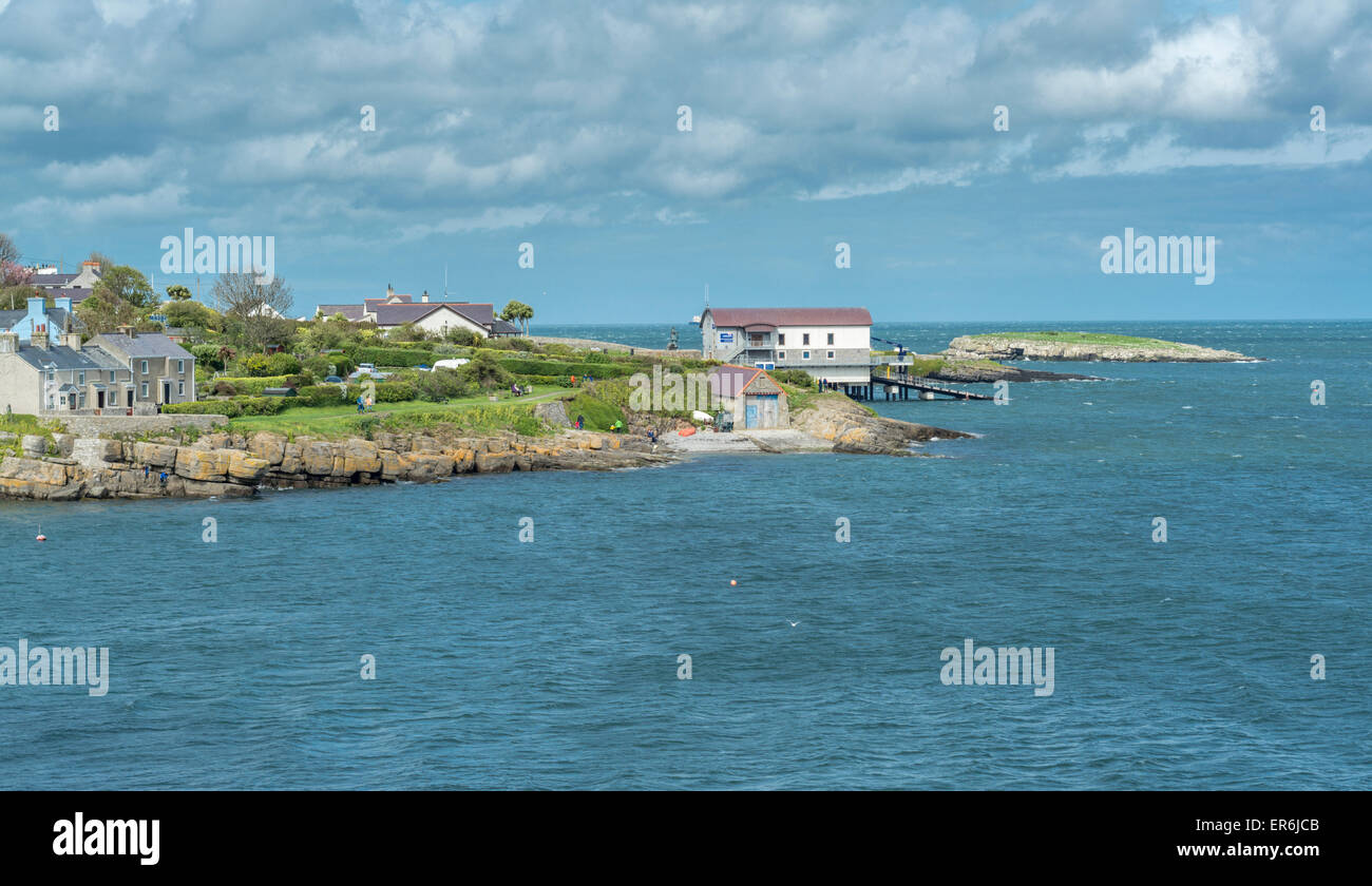 Moelfre fishing village, Anglesey, North Wales, UK Stock Photo - Alamy