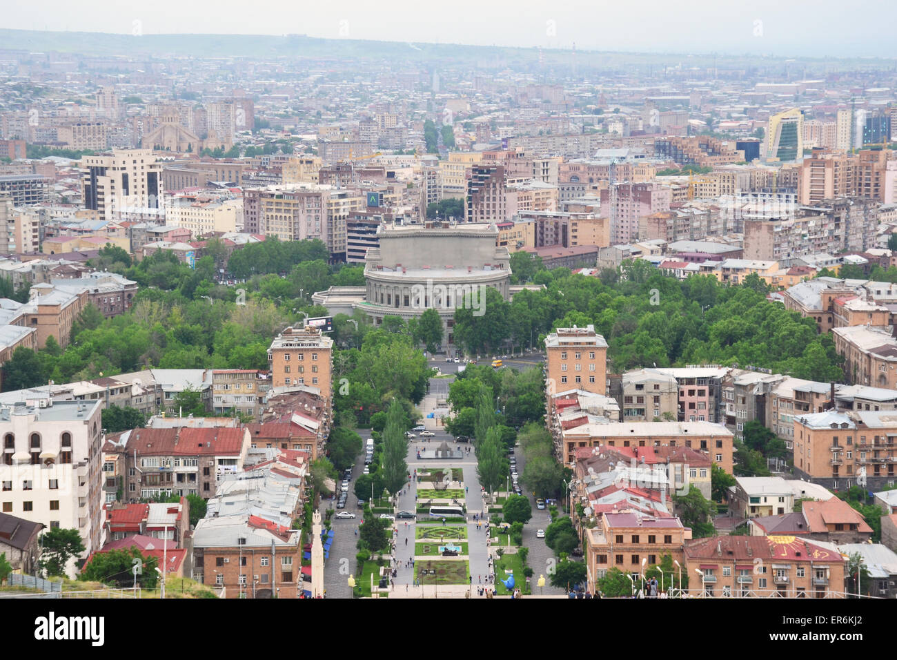 View from the top of Cascade Building, Yerevan, Armenia Stock Photo - Alamy