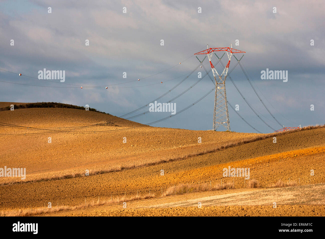 Power pylon italy hi-res stock photography and images - Alamy