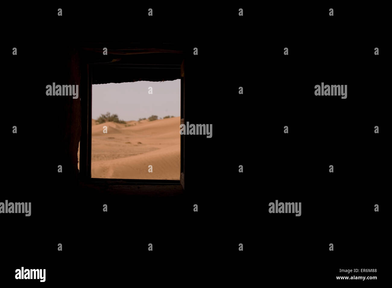 Desolate view through window hi-res stock photography and images - Alamy