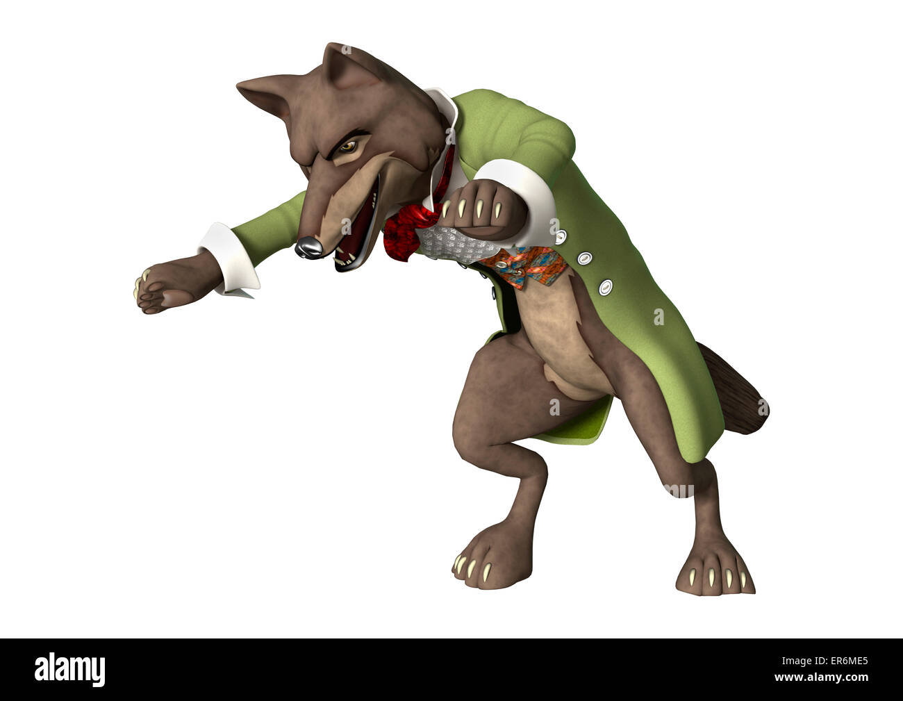 Cartoon big bad wolf hi-res stock photography and images - Alamy