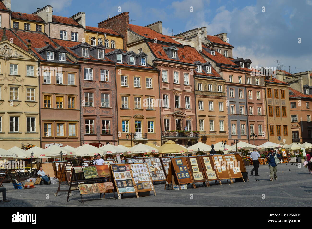 Warsaw Old Town Stock Photo - Alamy
