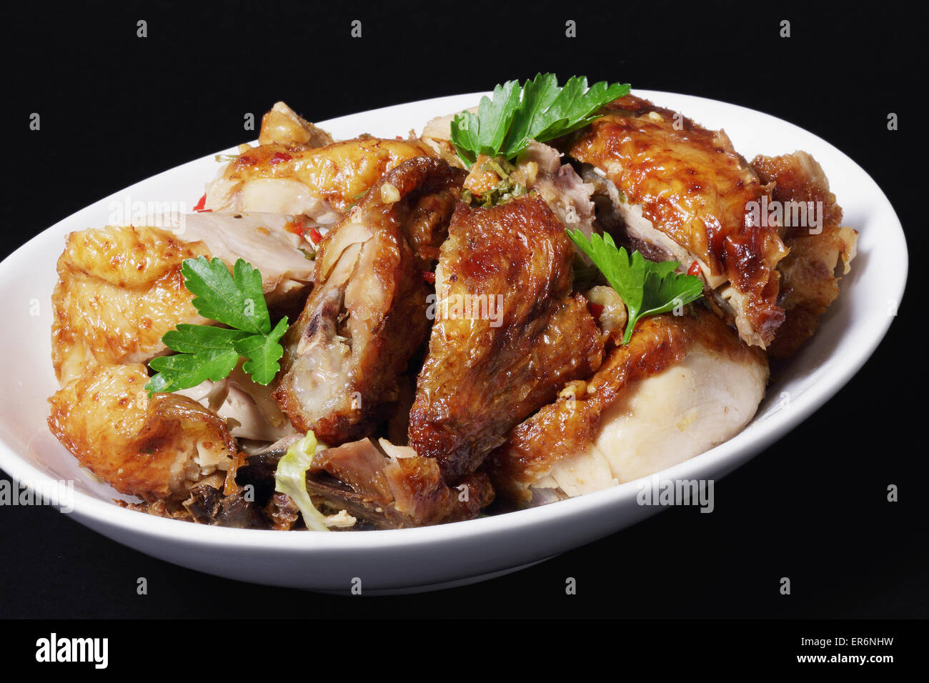 Chinese Roast Chicken Stock Photo - Alamy