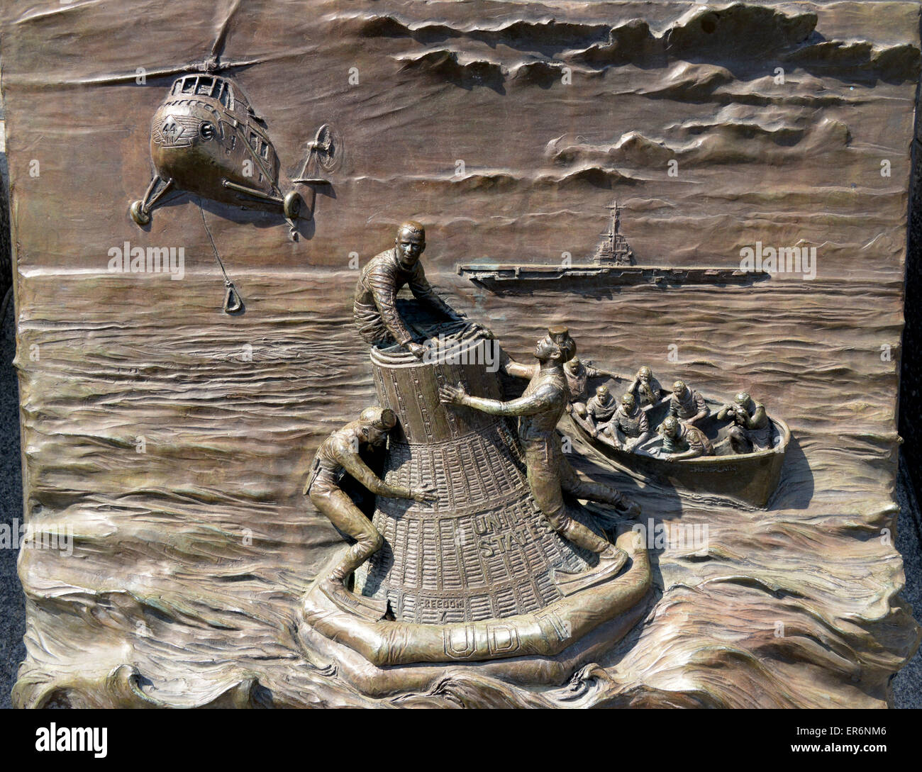 United States Navy Memorial Bronze Plaques, Washington, DC Stock Photo ...