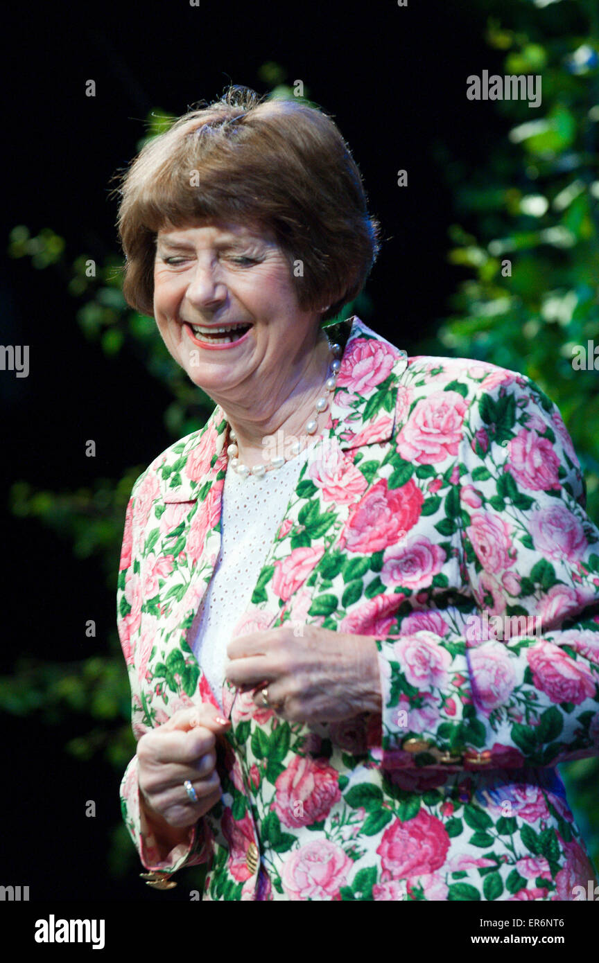 Hay-on-Wye, Powys, UK. 28th May 2015. Pam Ayres - An Afternoon With Pam ...