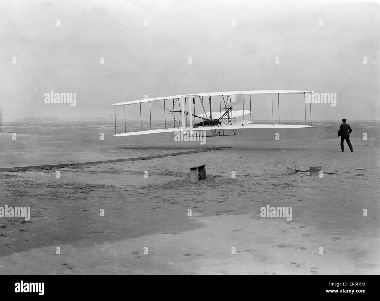Wright brothers first flight kitty hawk hi-res stock photography and images - Alamy