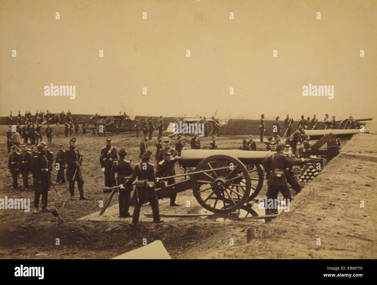 Fort Richardson, 1st Connecticut Heavy Artillery Stock Photo - Alamy