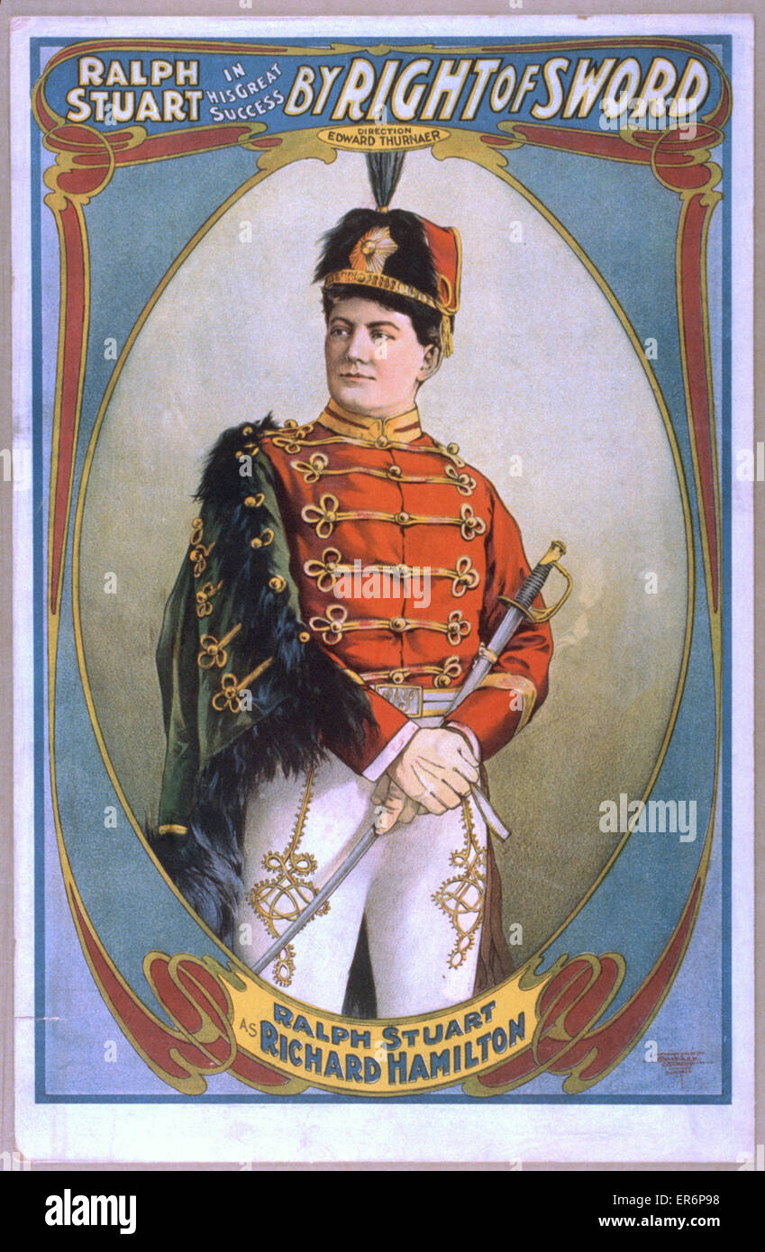 Ralph Stuart in his great success By right of sword Stock Photo - Alamy