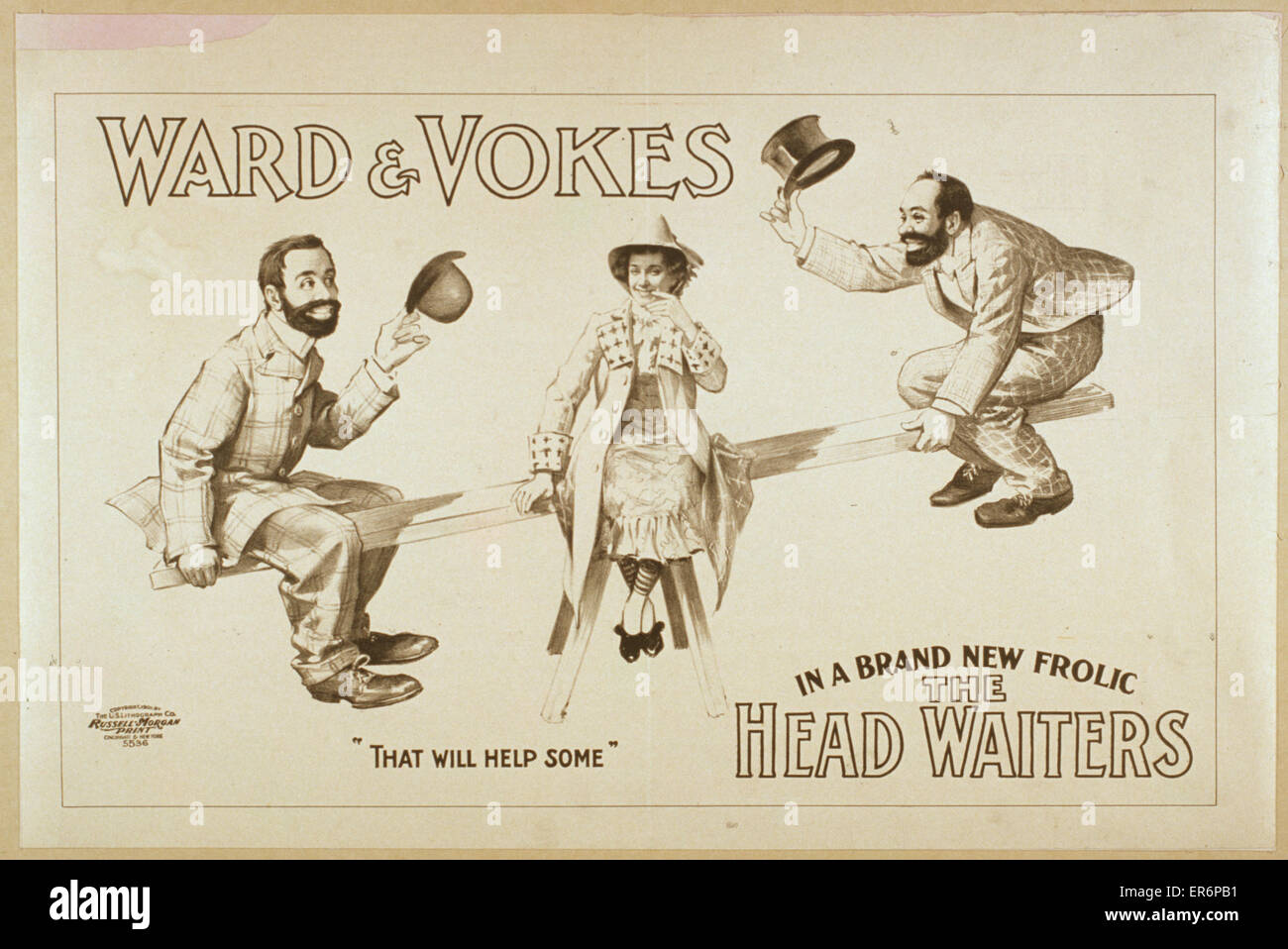 Ward & Vokes in a brand new frolic The head waiters Ward & V Stock ...