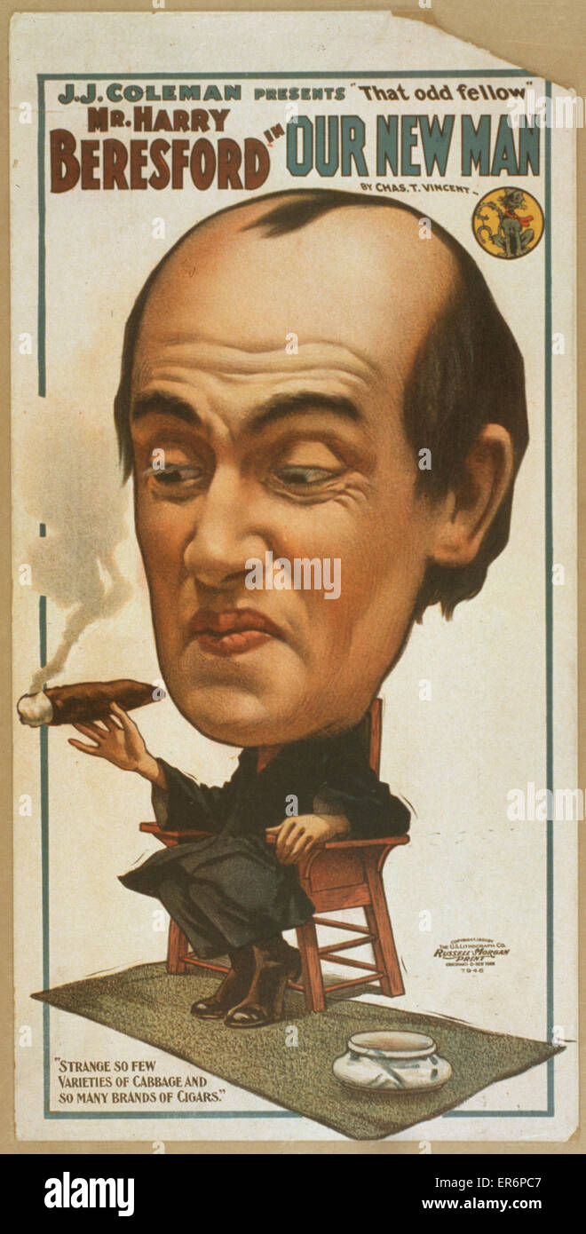 JJ Coleman presents that odd fellow Mr. Harry Beresford in O Stock ...