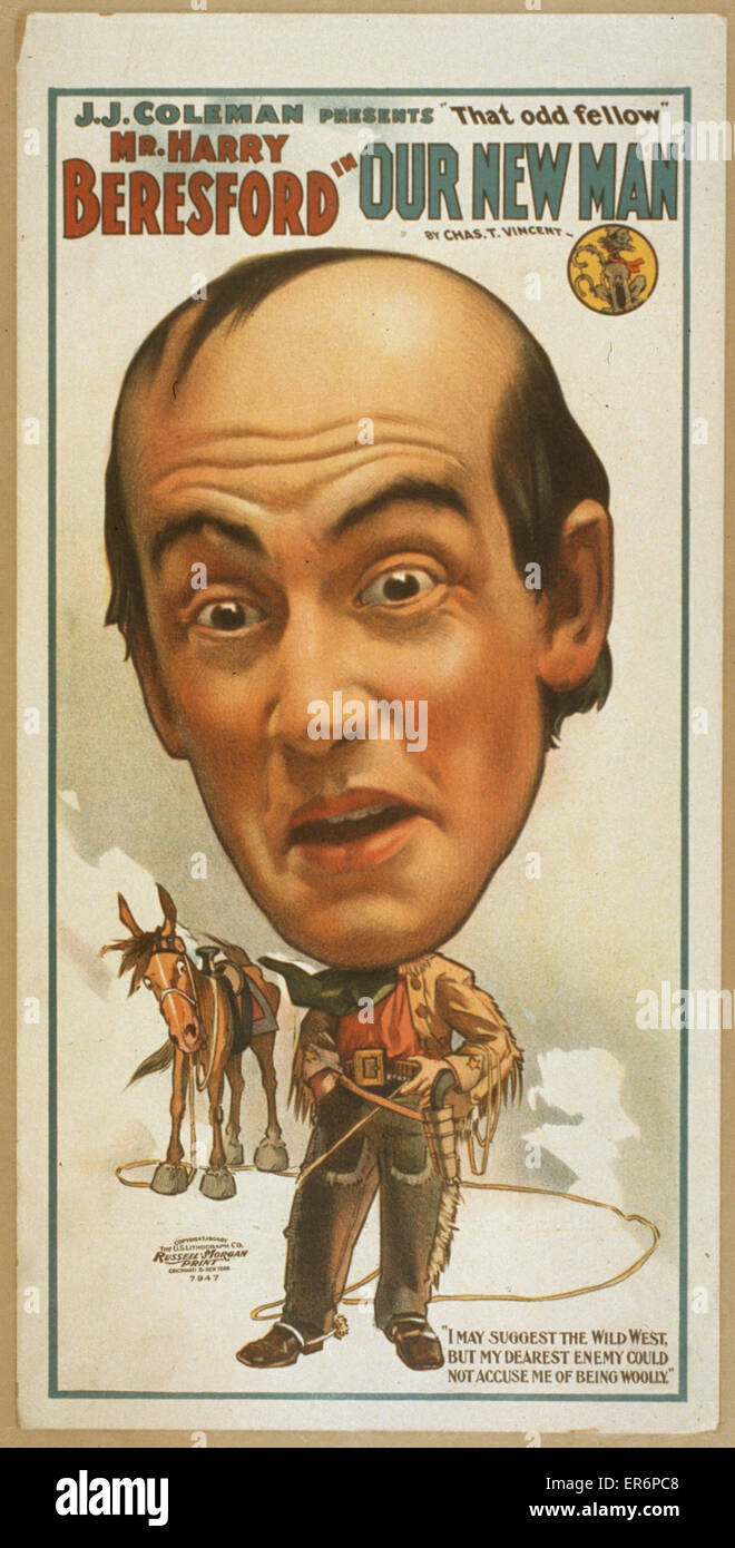 JJ Coleman presents that odd fellow Mr. Harry Beresford in O Stock ...