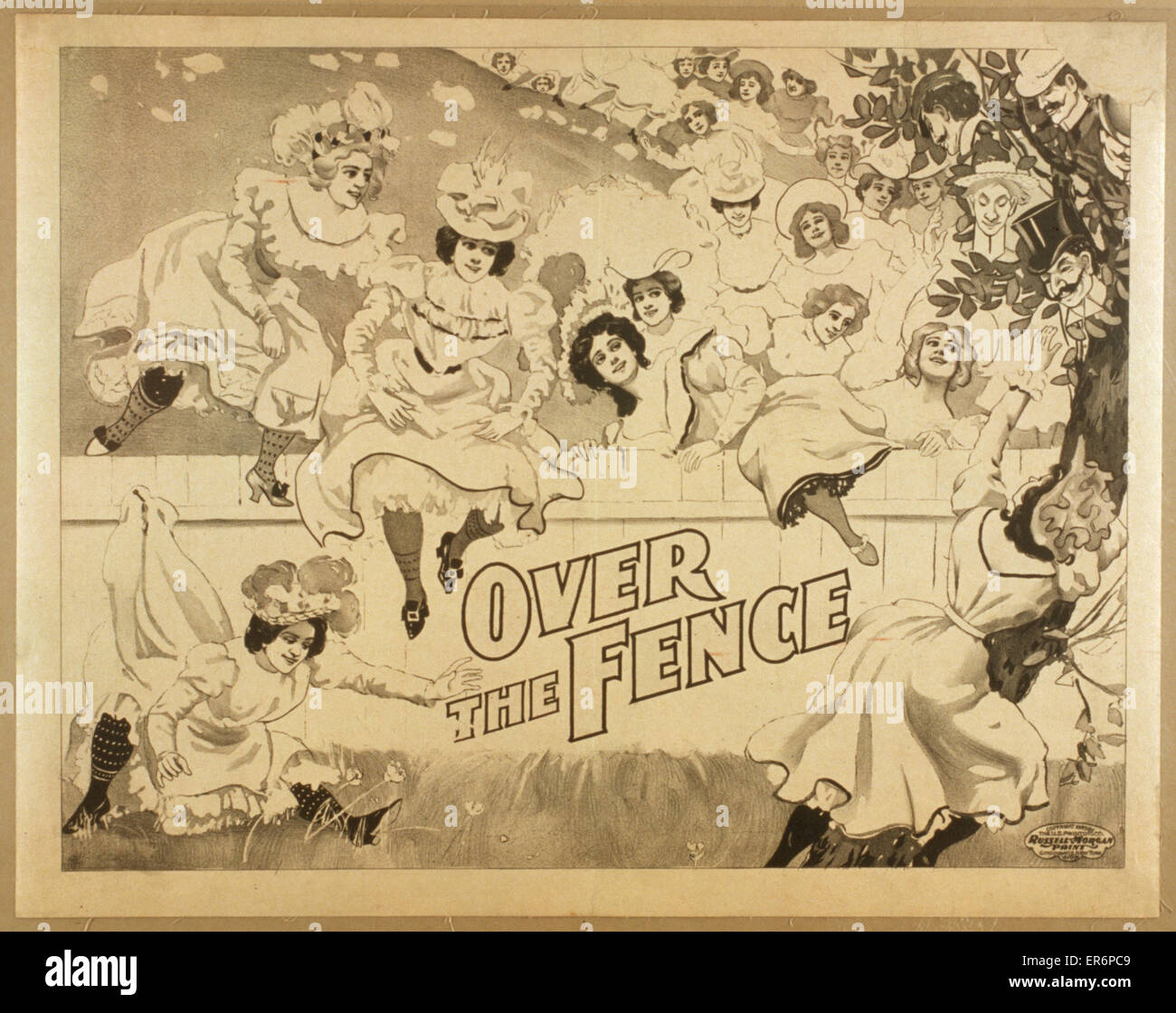 Over the fence Stock Photo - Alamy