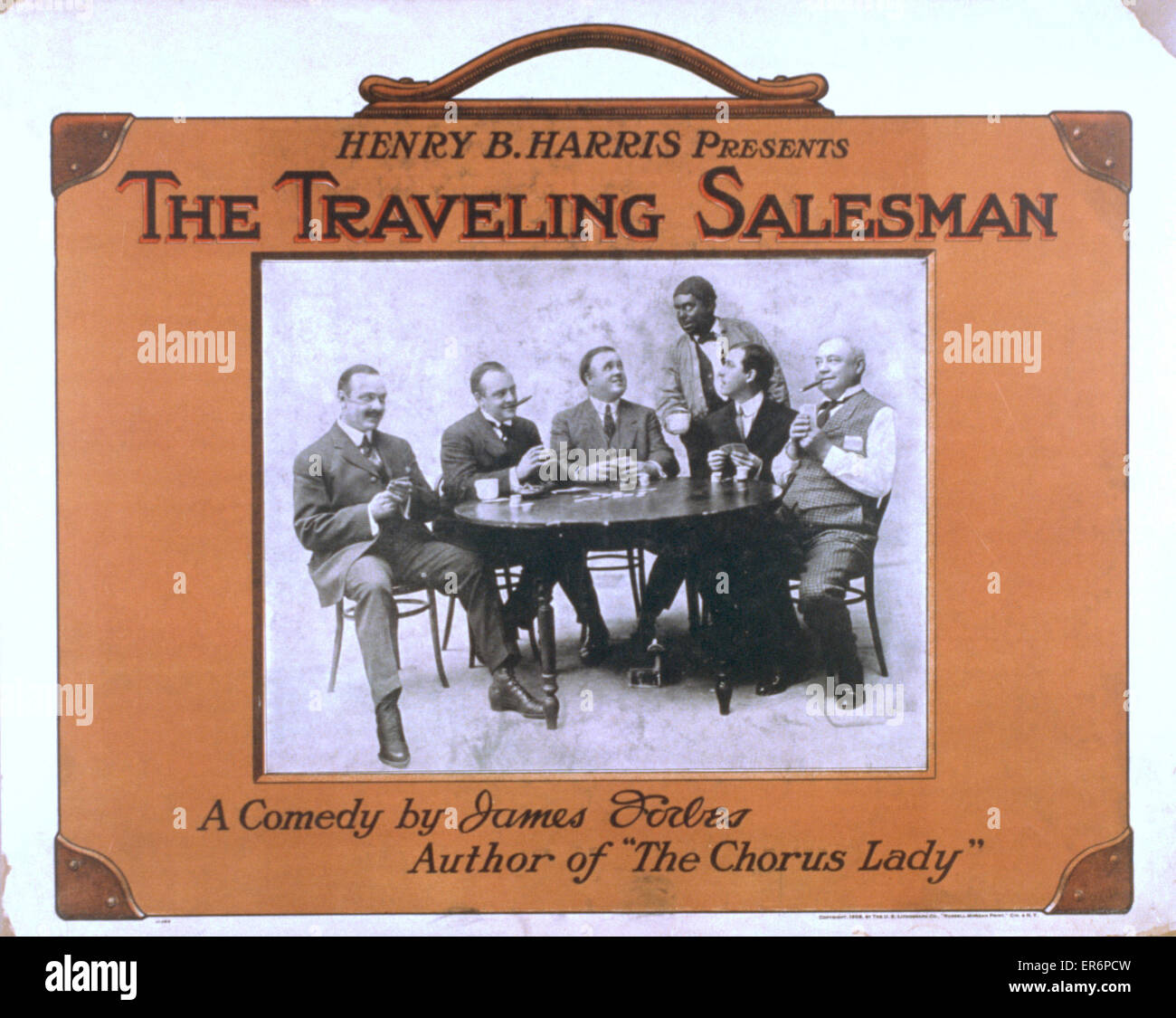 Henry B. Harris presents The traveling salesman a comedy by Stock Photo ...