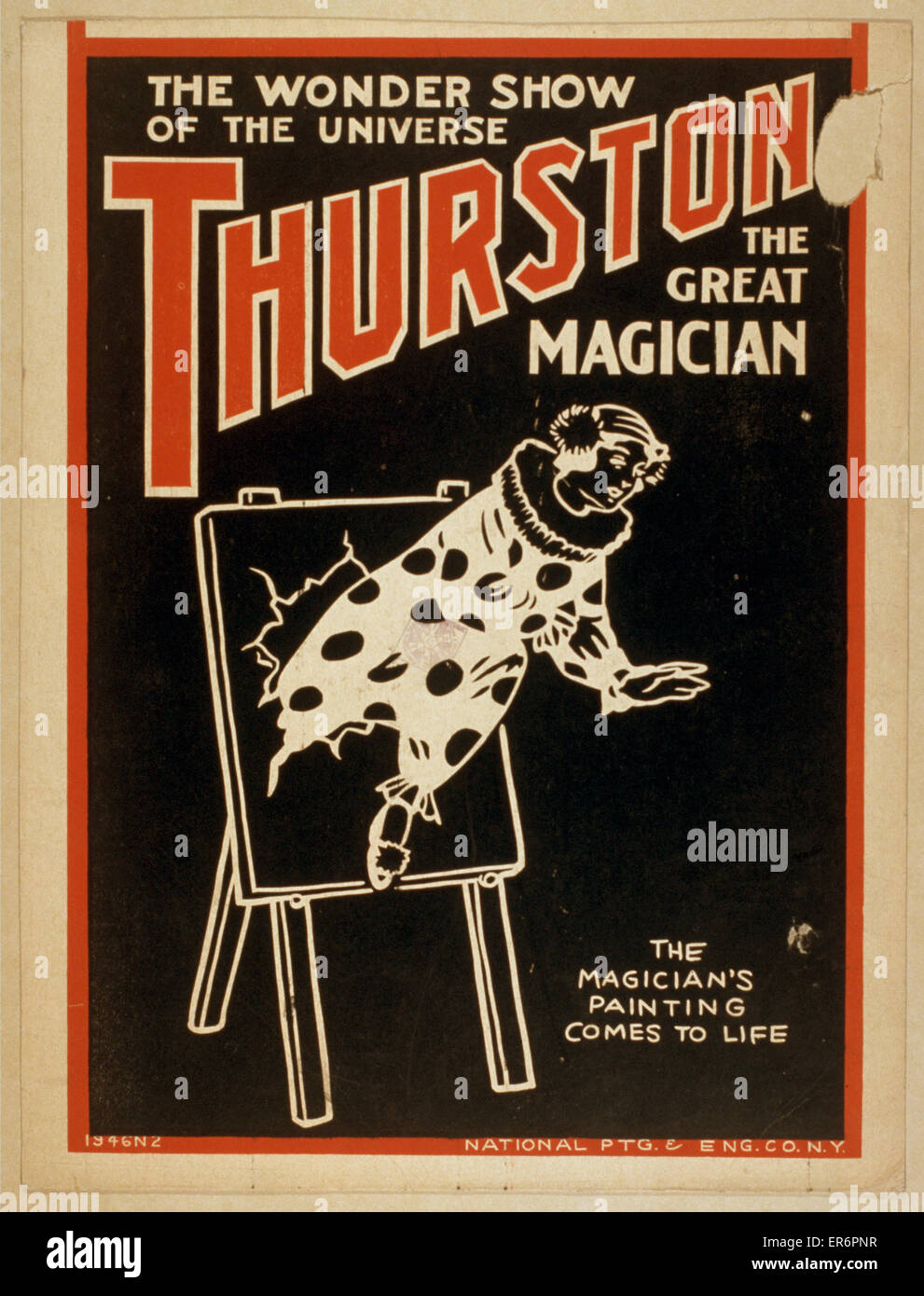 Thurston the great magician the wonder show of the universe Stock Photo ...