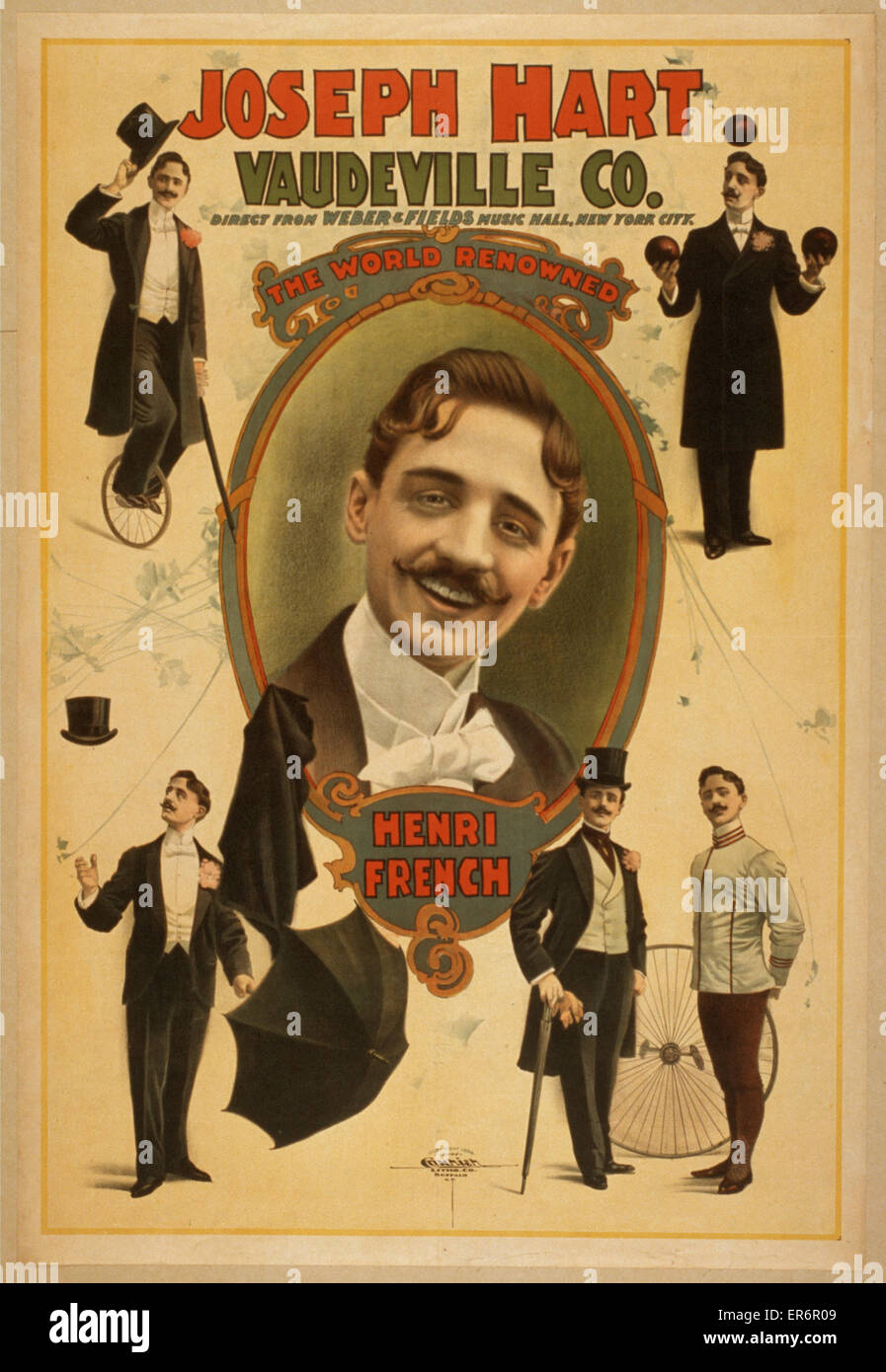 Joseph Hart Vaudeville Co. direct from Weber & Fields Music Stock Photo ...